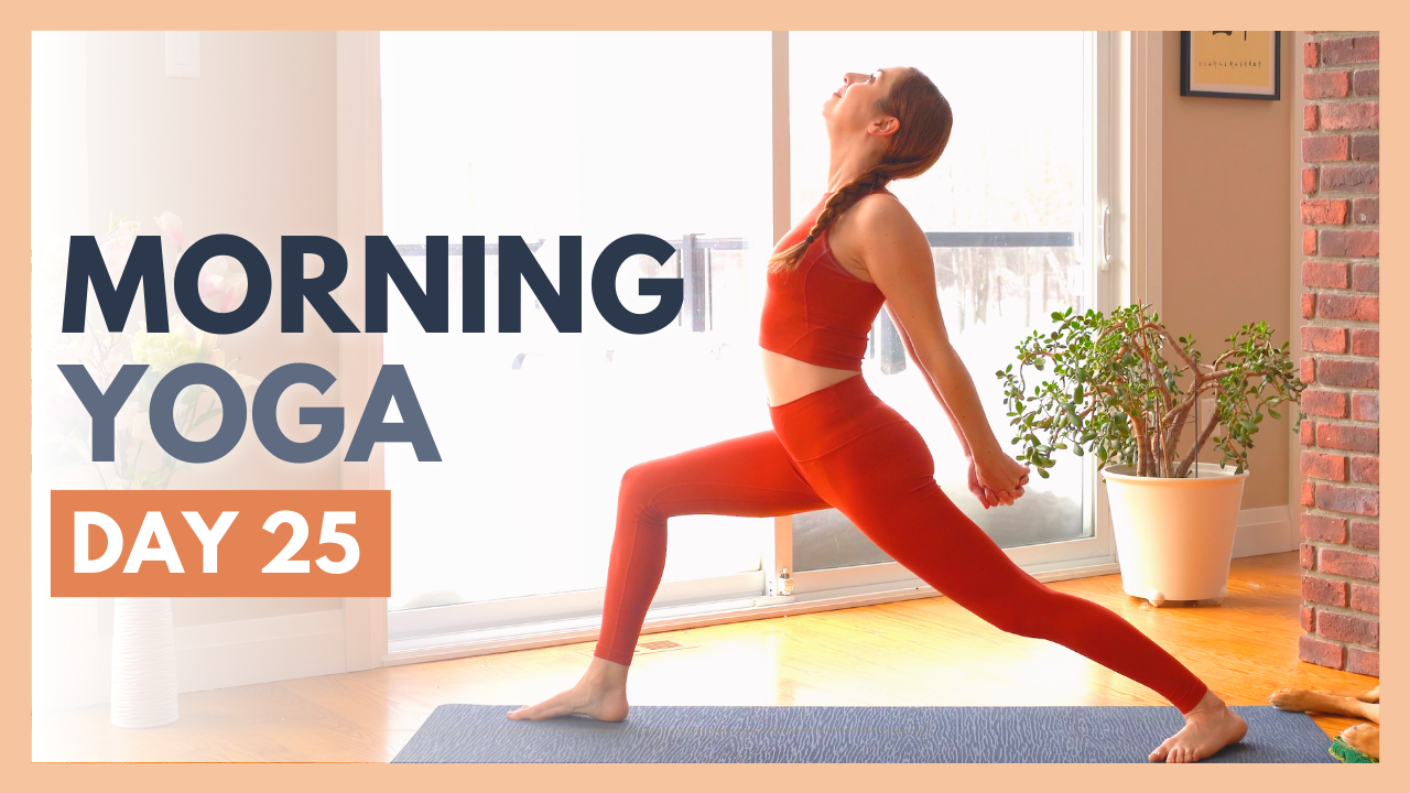 DAY 25: CONNECT - 10 min Morning Yoga Stretch – Flexible Body Yoga Challenge - Yoga With Kassandra